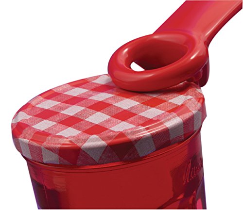 Brix JarKey Original Easy Jar Key Opener, Set of 2, Red