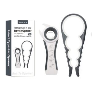 easytwist jar opener: maxracy effortless lid opening for weak hands & arthritis | versatile bottle opener | jar openers & bottle openers