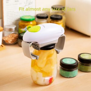 Wingosoph Electric Jar Opener, Kitchen Gadget Automatic Jar Opener with Less Effort for Woman Seniors with Arthritis, Weak Hands