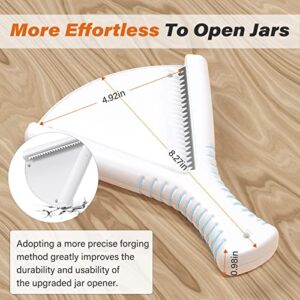 Jar Opener for Weak Hands, Dual Usage | Easy Grip Jar Opener & Under Cabinet Lid Opener, Super Durable Bottle Opener Effortless to Open Any Size Lid, Advanced Jar Lid Opener for Seniors with Arthritis