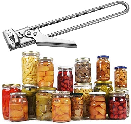 2PCS Master Jar Opener Adjustable Jar & Bottle Opener, Multifunctional Stainless Steel Manual Can Opener Jar Lid Gripper, Easy Open Adjustable Jar Opener