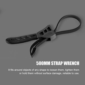 pssopp strap wrench, universal rubber jar lid opener for mechanics for home kitchen