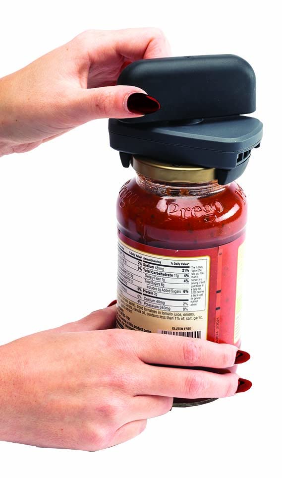 Jokari Easy Grip Adjustable Jar Opener to Open Jars with Lids of Virtually Any Size. Perfect Kitchen Gadget Accessory So Anyone With Arthritis, Weak Grip Strength or Sore Hands Can Twist Tops Easily