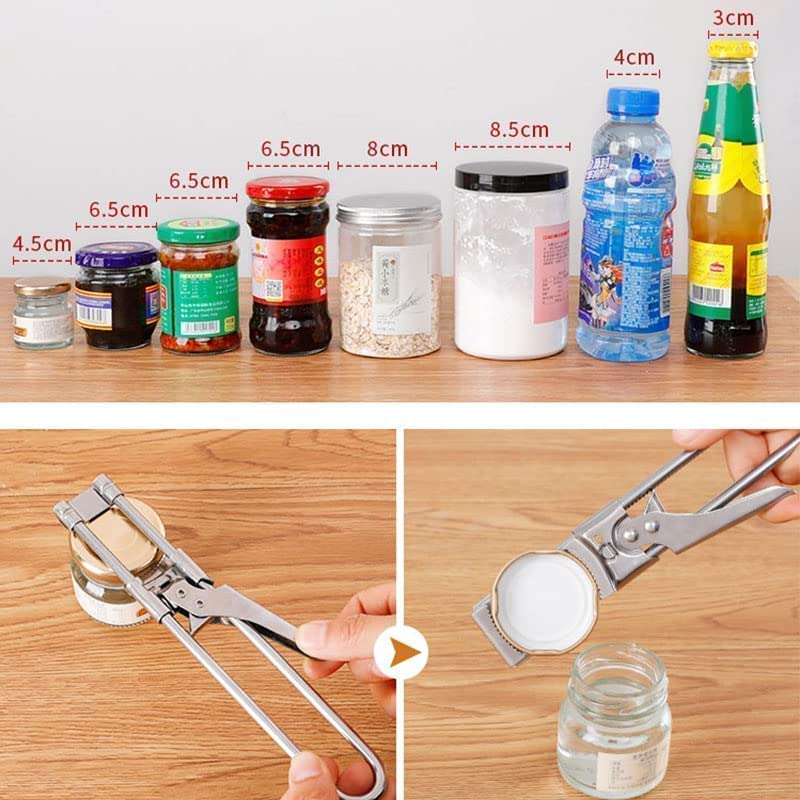 Jar Opener for Weak Hands, Easy Jar Opener for Seniors with Arthritis, Kids Jar Openers. Adjustable Jar & Bottle Opener, Jar Gripper Tight Lid Opener, Bottle Opener Kitchen Gadgets