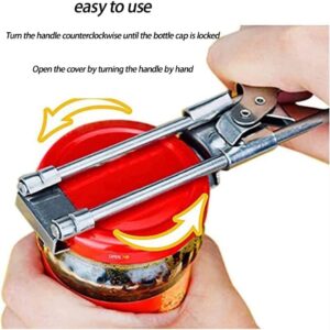 Jar Opener for Weak Hands, Easy Jar Opener for Seniors with Arthritis, Kids Jar Openers. Adjustable Jar & Bottle Opener, Jar Gripper Tight Lid Opener, Bottle Opener Kitchen Gadgets