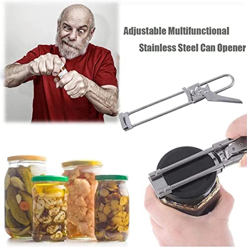 Jar Opener for Weak Hands, Easy Jar Opener for Seniors with Arthritis, Kids Jar Openers. Adjustable Jar & Bottle Opener, Jar Gripper Tight Lid Opener, Bottle Opener Kitchen Gadgets