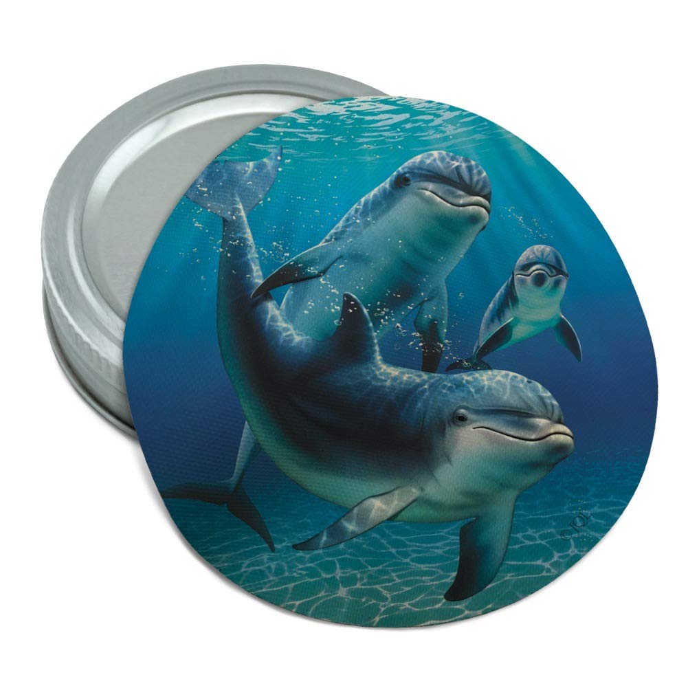 Dolphin Pals Ocean Diving Round Rubber Non-Slip Jar Gripper Lid Opener