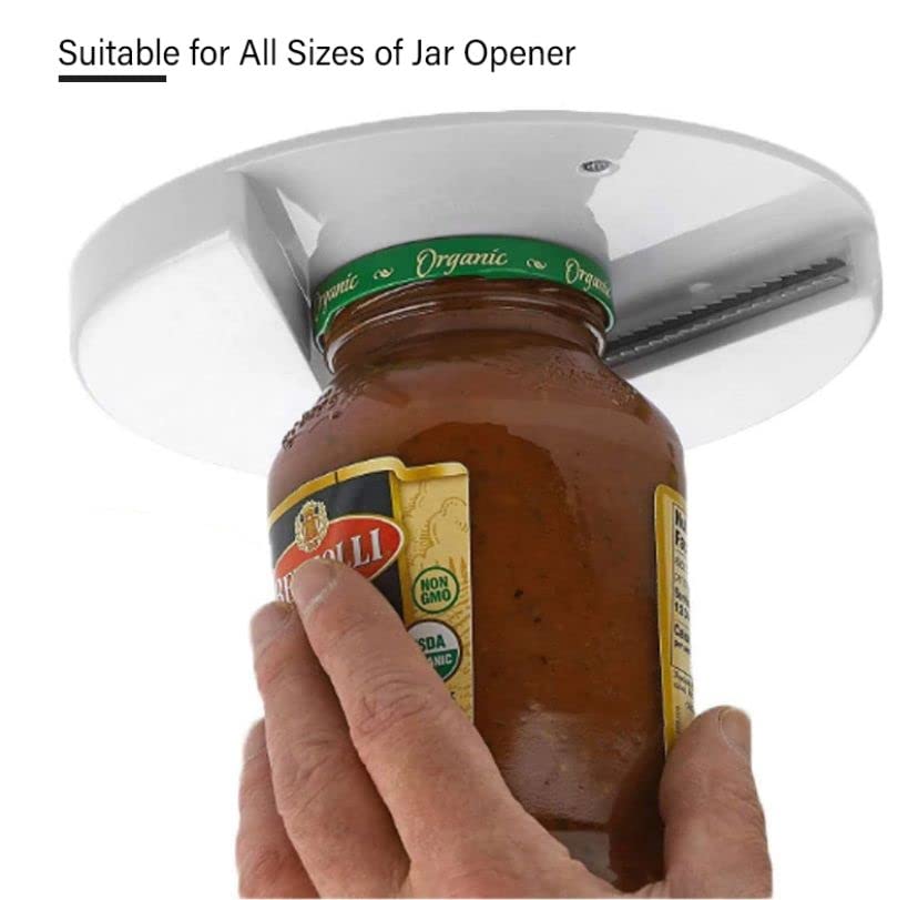 Jar And Bottle Opener Under The Cabinet For Weak Hands