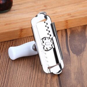 Jar Opener for Weak Hands, Jar Opener Tool - Adjustable Stainless Steel Good Grip Jar Opener for for Seniors Arthritis Women Chilren Elderly to Open Jar Easily