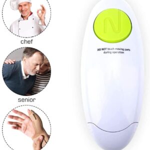 Electric Jar Opener for Weak Hands, one touch automatic deluxe jar opener for seniors with arthritis, chef, Hand Injury and children, for all kinds of Jars