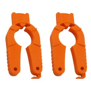 2 pack 3 in 1 bottle can opener plastic water bottle opener jar opener twist-off for bottle gripper weak hands children seniors elderly arthritis sufferers lid seal remover