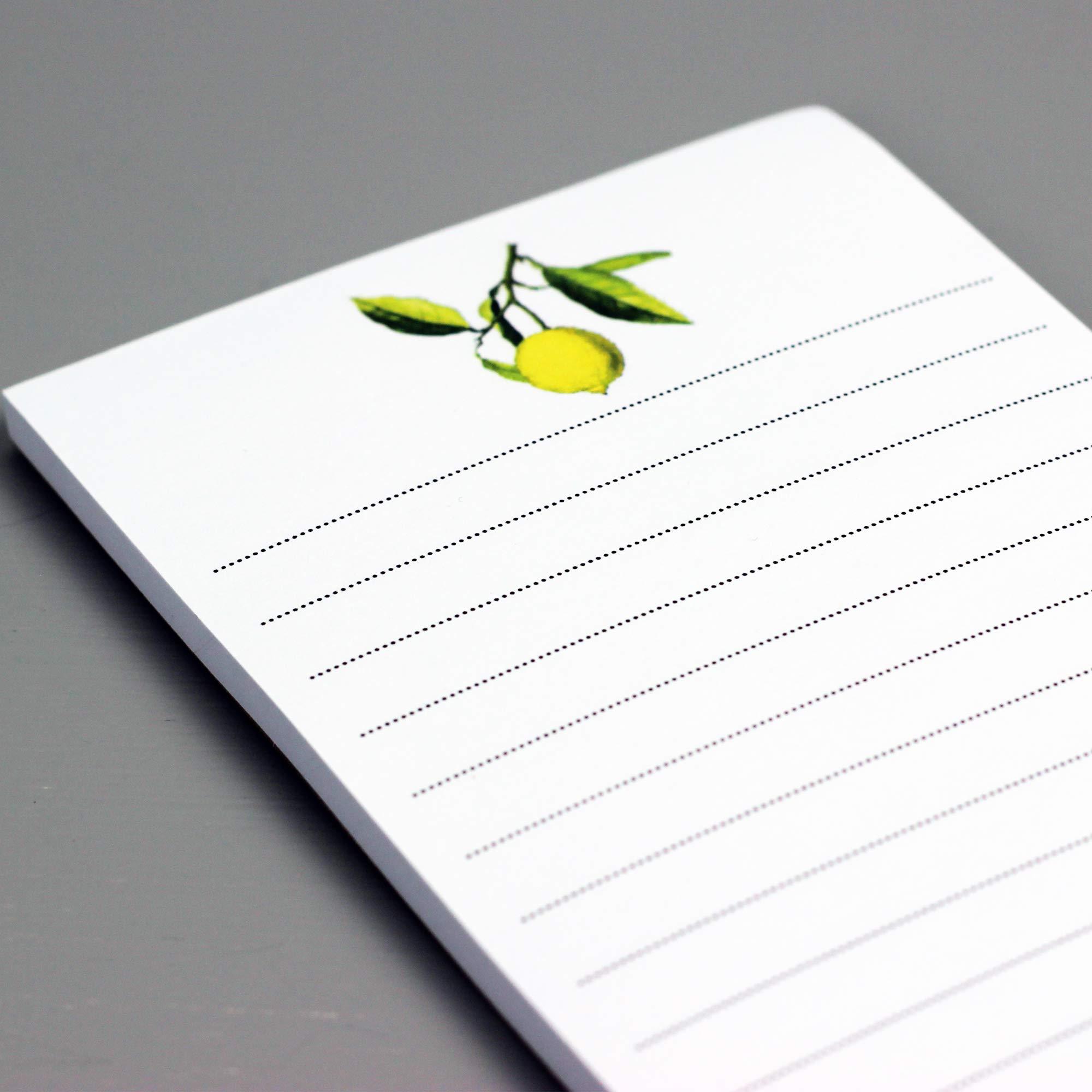 Lemon and Olive Branch Refrigerator Notepads - Set of 2 Pads