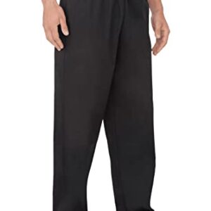 Chef Works Men's Essential Baggy Chef Pants, Black, Large