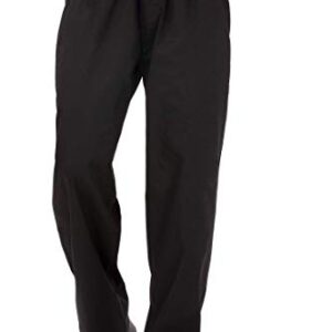 Chef Works Men's Essential Baggy Chef Pants, Black, Large