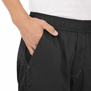 Chef Works Men's Cool Vent Baggy Chef Pants, Black, Medium