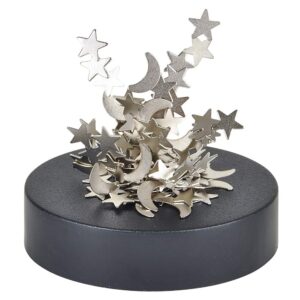 magnetic star and moon sculpture