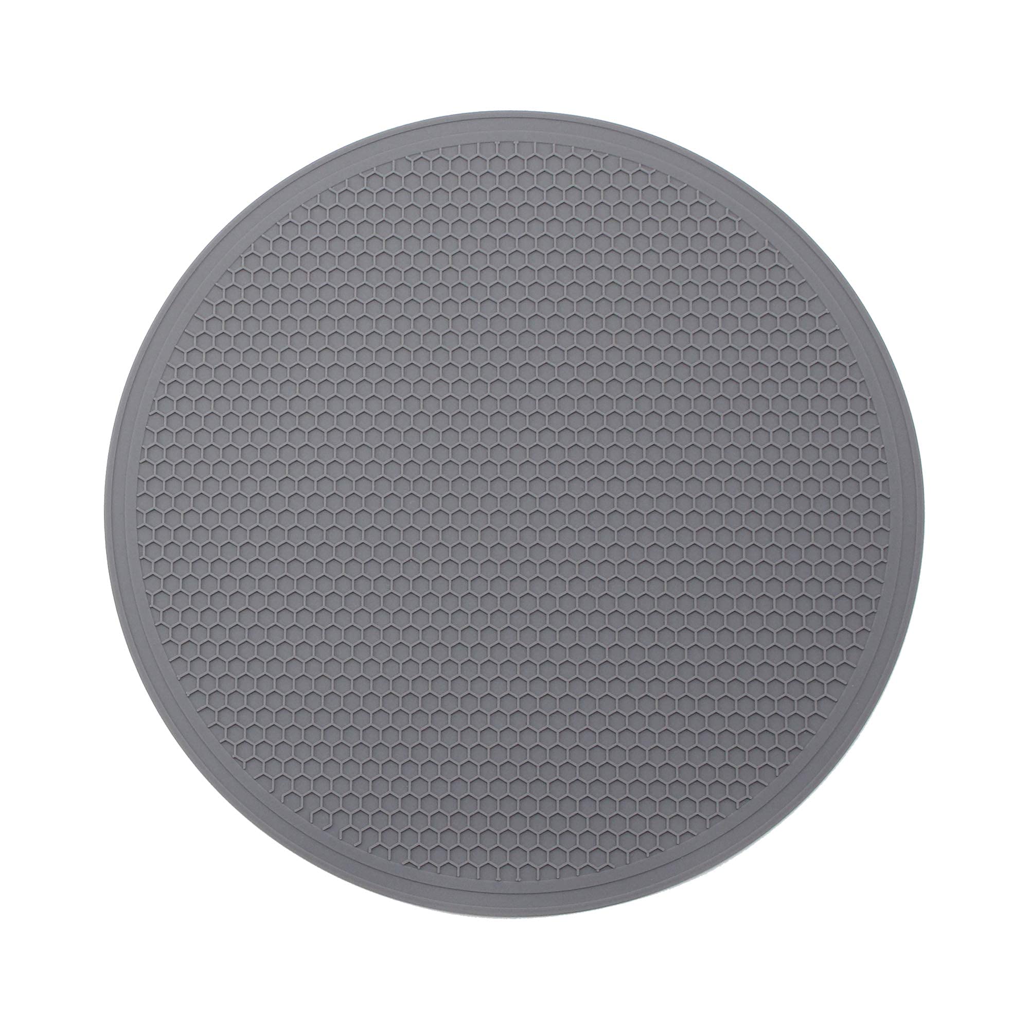 Tongjude Silicone Microwave Mat - 11.7" x 11.7" - Protect From Spill Overs, Non-Slip Silicone Trivet Mats, Hot Pot Holders, Jar Opener,Silicone Drying Mat, Dishwasher Safe