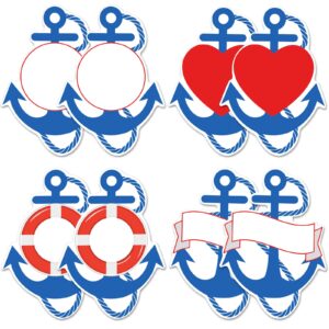 8 pcs cruise ship door decorations anchor cruise door magnets car magnet stickers fridge door magnets decor for carnival cruise refrigerator door