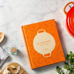 Le Creuset Cookbook, Orange, 8.75" x 11"