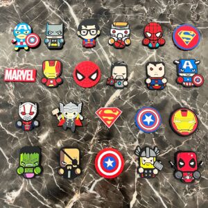 New The Avengers Refrigerator Magnets-Marvel Heroes Fridge Magnets- Set of 22 Marvel Characters-Final Battle Perfect Decorative Magnet (The Avengers)