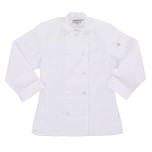 Chef Works Women's Le Mans Chef Coat, White, Large