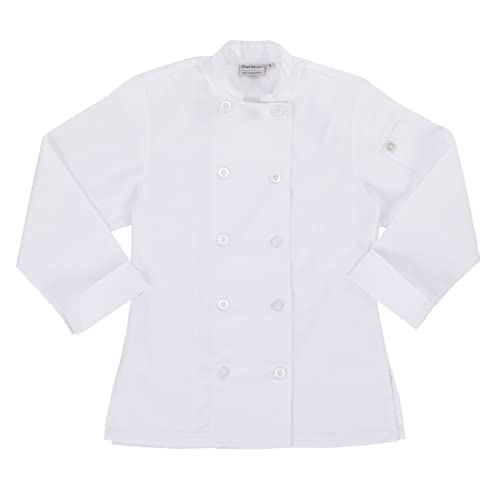 Chef Works Women's Le Mans Chef Coat, White, Large