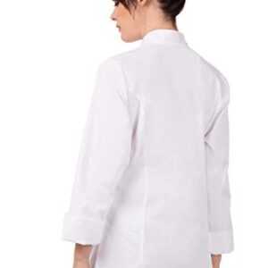 Chef Works Women's Le Mans Chef Coat, White, Large