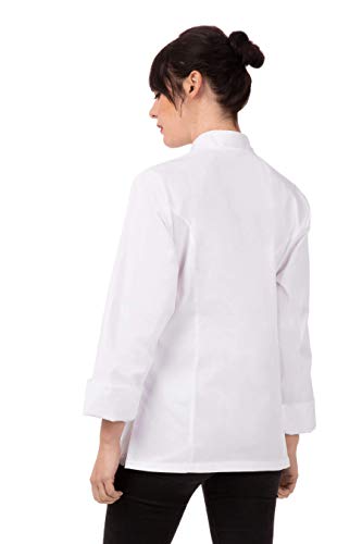 Chef Works Women's Le Mans Chef Coat, White, Large