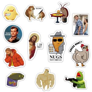 pounchi memes funny magnet (12 packs) funny magnet bumper office cabinets decoration fridge metal magnet flexible reusable magnetic vinyl