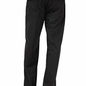 Chef Works Men's Lightweight Baggy Pants, Black, Large