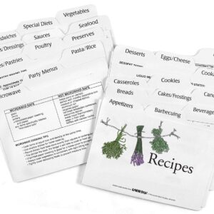 Recipe Card Divider 3-by-5-Inch Set