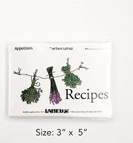 Recipe Card Divider 3-by-5-Inch Set