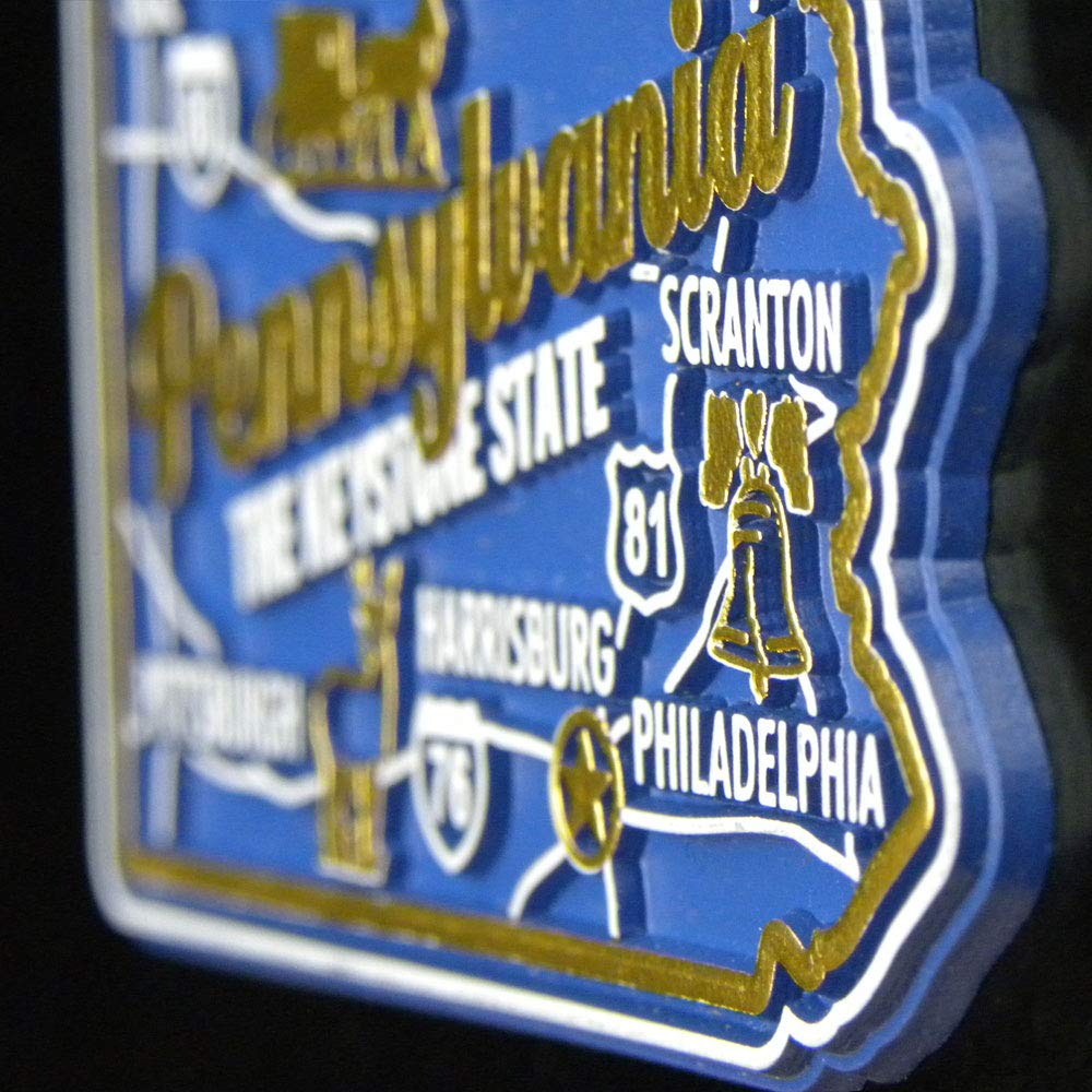 Georgia Premium State Magnet by Classic Magnets, 2.2" x 2.5", Collectible Souvenirs Made in The USA