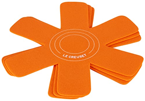 Le Creuset Set of 3 Felt Cookware Protectors - Flame