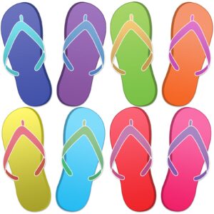 kanayu 8 pcs cruise door magnets cruise door magnetic decorations flip flop cabin ship hawaii sea car fridge magnet stickers decor for summer beach carnival