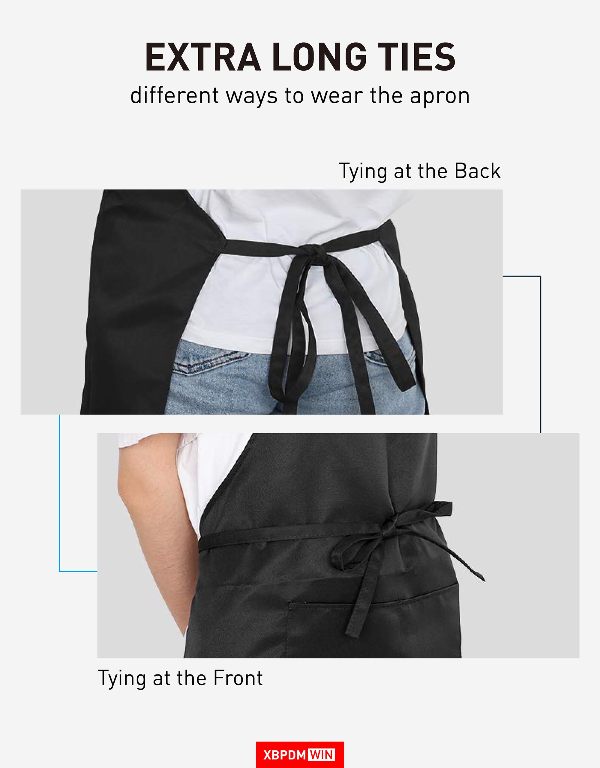 XBPDMWIN Funny Cooking Aprons for Men - I Like My Butt Rubbed and My Pork Pulled - Grilling BBQ Apron for Mens with 2 Pockets - Birthday Gifts for Men, Husband, Boyfriend, Guy, Dad, Friends, Him