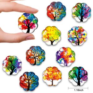 MORCART 30Pcs Tree of Life and Strong Fridge Magnets - Decorative Magnets for Office Cabinets, Whiteboards, Dishwashers, Cute Locker Magnet