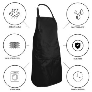 Custom Apron for Men Women Personalized Aprons with Pockets Customize Name Text Logo Image Photo Grill Cook Chef Apron