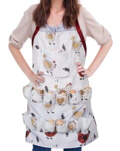 chicken egg collecting apron hen duck goose egg holder aprons chicken egg apron for fresh egg adjustable gathering apron with pockets for hen duck goose egg home kitchen women presents multicolor