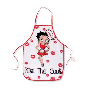 betty boop kiss the cook kitchen and bbq apron