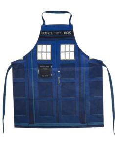 seven20 doctor who tardis apron - cook with tardis