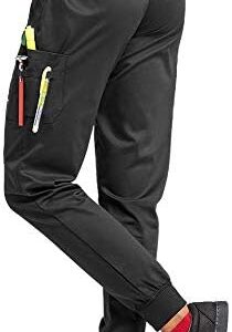 Industry Line Women's Jogger Chef Pant (Black, L)