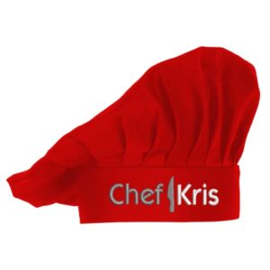 PLACE4PRINT Personalized embroidered Chef Hat Adjustable Velcro on the back Baker Kitchen Cooking Chef Cap