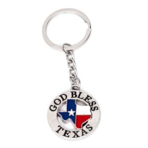 Lamatar1 Texan Charm: 15-Piece Souvenir Magnet & Keychain Set - Hat, Boot, God Bless' Design - Unique Texas Collection