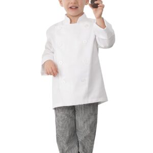 Chef Works Kids Kids Chef Coat, White, Medium