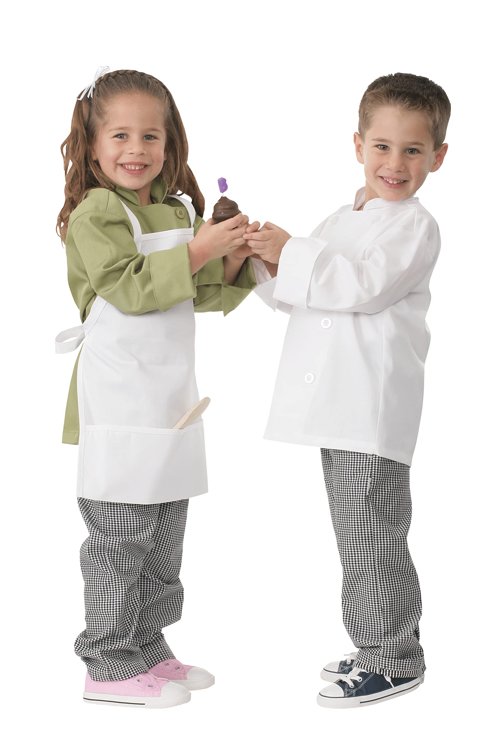 Chef Works Kids Kids Chef Coat, White, Medium