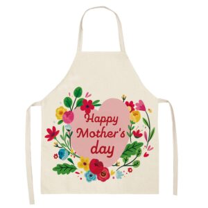 kvittra christmas apron gifts for mom, lady apron for women and men, adjustable kitchen chef apron for cooking baking - cute birthday, anniversary, mother's day, christmas