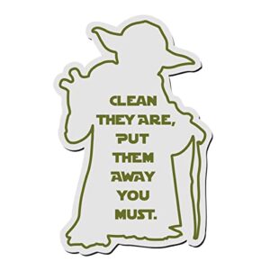 Hopeful House & Home Clean Dirty Magnet for Dishwasher – Yoda, A Strong Heavy Duty Magnetic Dishwasher Sign to Identify if Your Dishes are Clean or Dirty. Double Sided Magnetic Sign Clean or Dirty