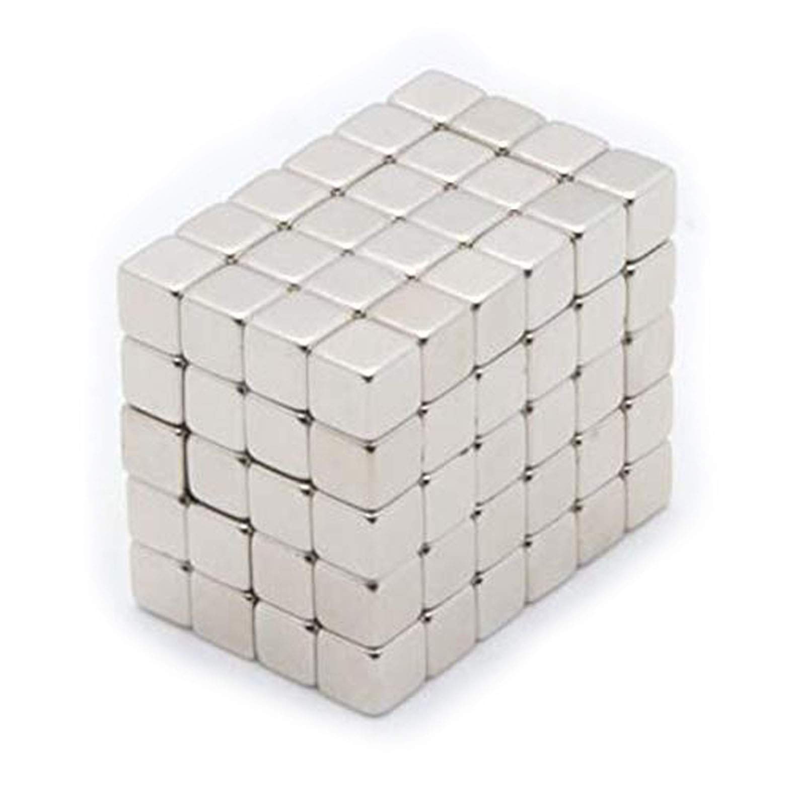 RUTILISM 50 Pcs 5x5x5mm refrigerator square magnet for work or office, scientific purposes, arts and crafts or school classrooms, etc.