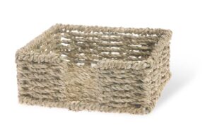 boston international, seagrass cocktail napkin caddy, size